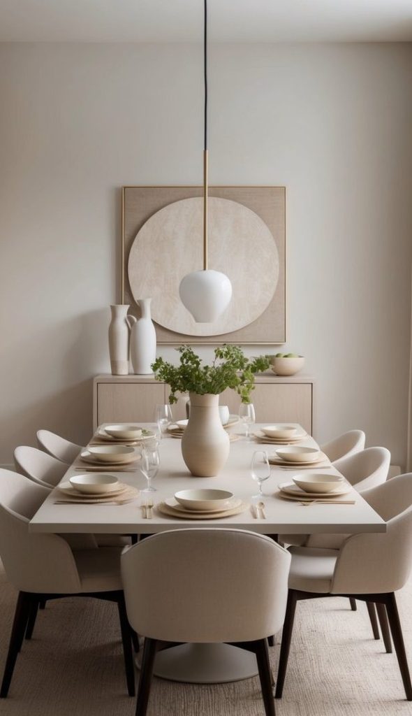 36 Neutral Dining Room Ideas for Subtle Sophistication: Effortless ...