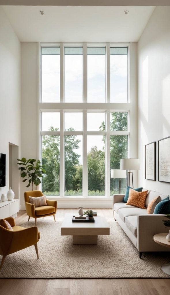37 Bright Living Room Ideas to Enhance Natural Light: Sunny Solutions ...