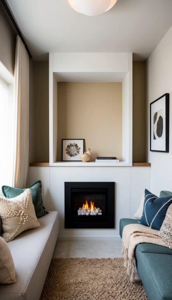 21 Small Fireplace Ideas for Tiny Spaces with Big Style - We Heart Cozy