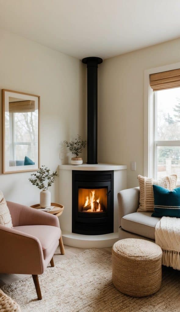 21 Small Fireplace Ideas for Tiny Spaces with Big Style - We Heart Cozy