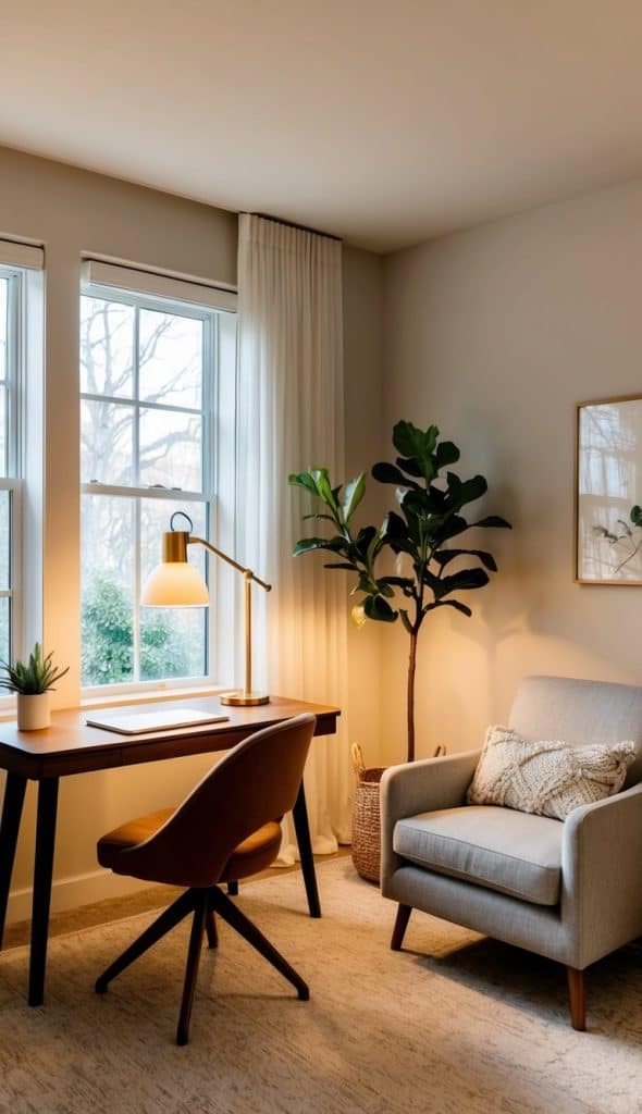 30 Cozy Home Office Ideas for a Comfortable Workspace: Create Your ...