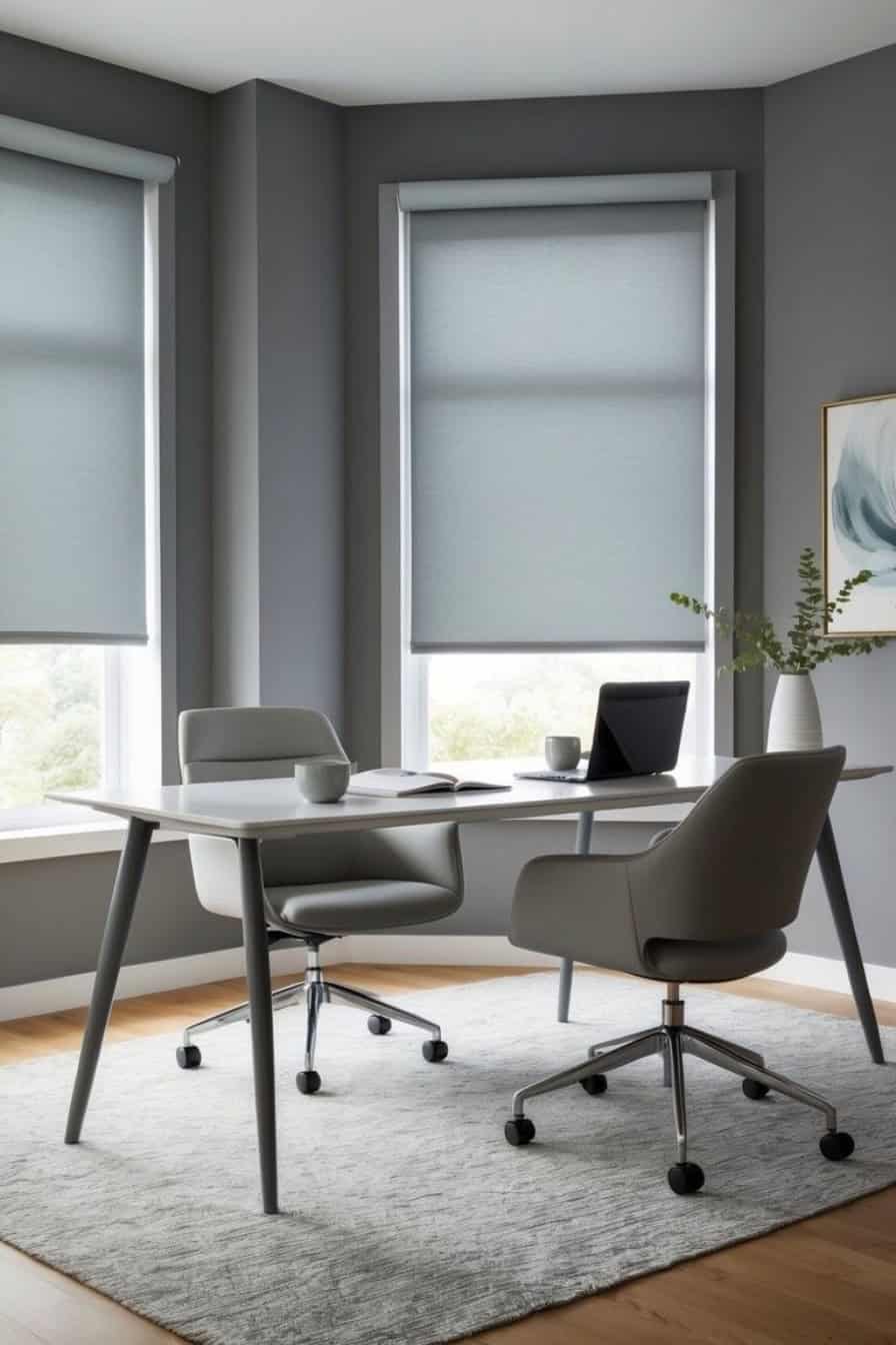 15 Gray Home Office Ideas for Modern Sophistication: Sleek and Chic ...