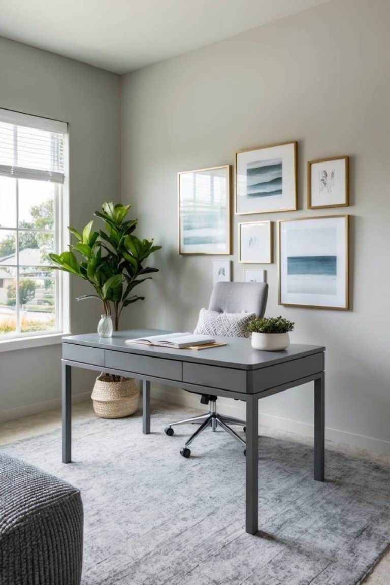 15 Gray Home Office Ideas for Modern Sophistication: Sleek and Chic ...