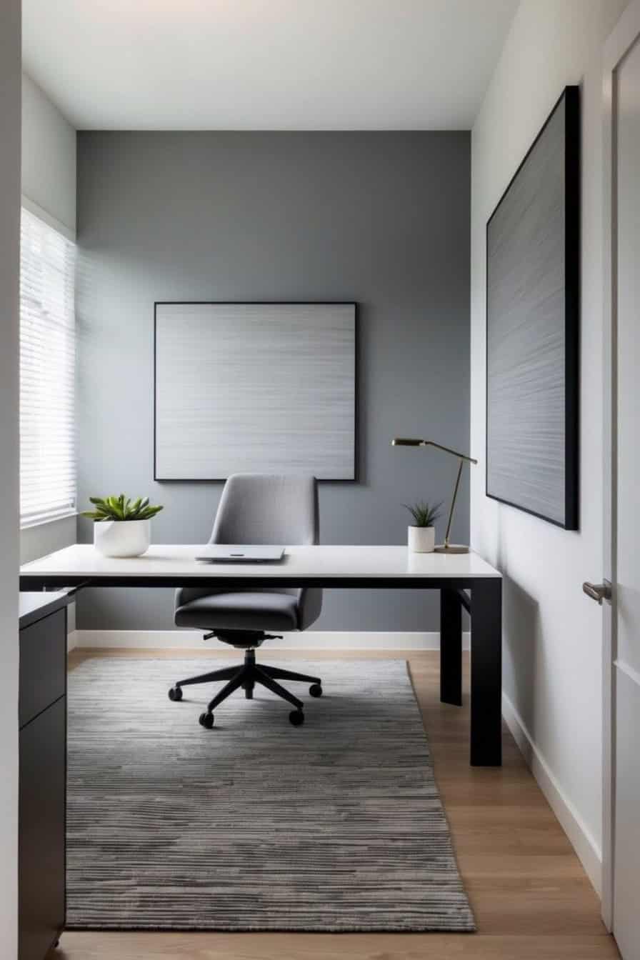15 Gray Home Office Ideas for Modern Sophistication: Sleek and Chic ...