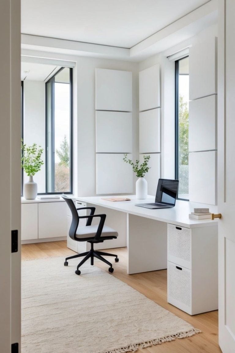 19 White Home Office Ideas for a Bright and Airy Look: Create Your ...