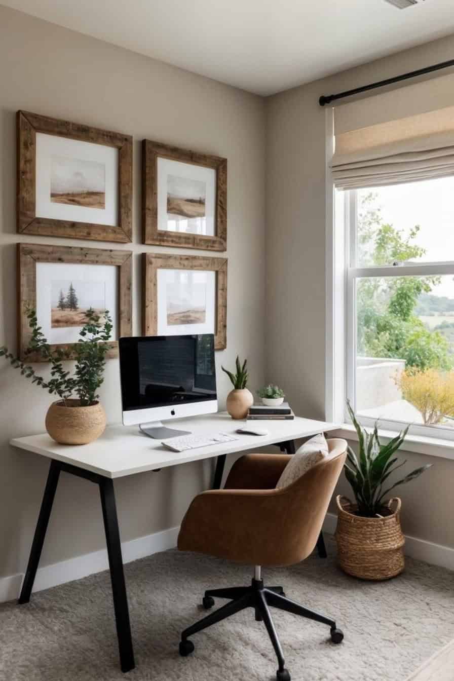 17 Rustic Home Office Ideas for Natural Elegance: Bring the Outdoors In ...