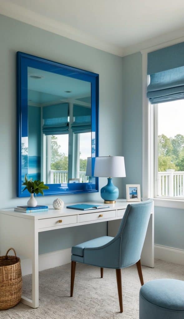 30 Blue Home Office Ideas for a Calming Workspace: Soothing Shades to ...