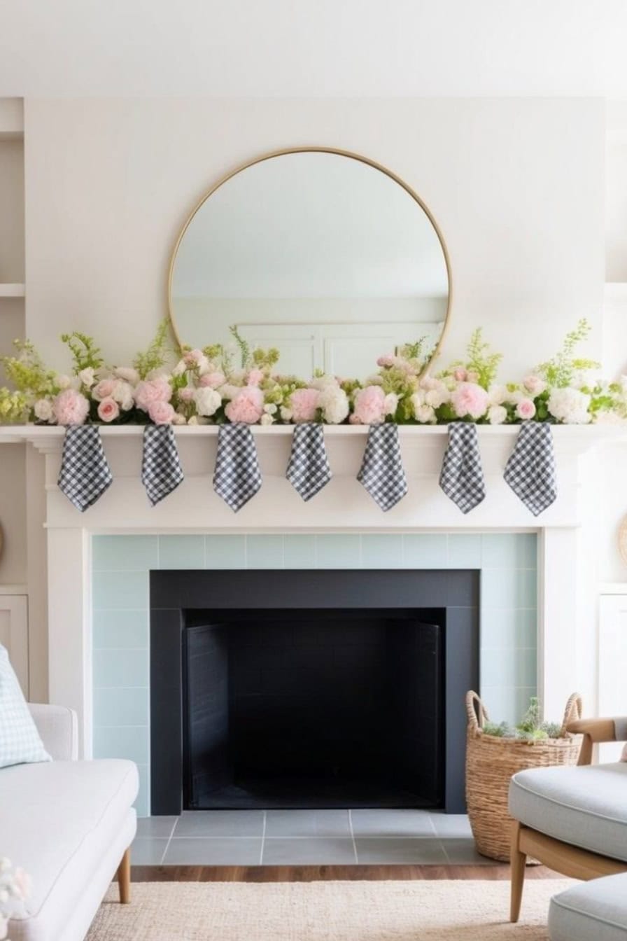 30 Spring Mantel Decor Ideas for a Fresh Start: Brighten Your Home with ...
