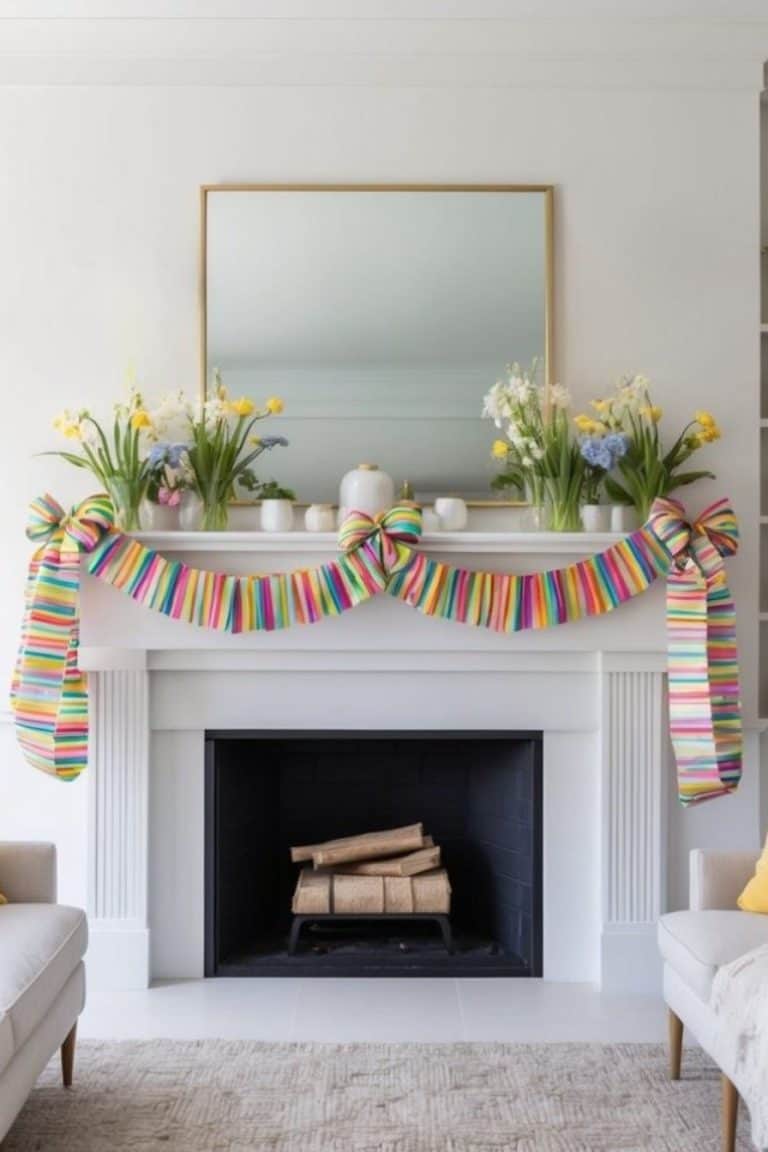 30 Spring Mantel Decor Ideas for a Fresh Start: Brighten Your Home with ...