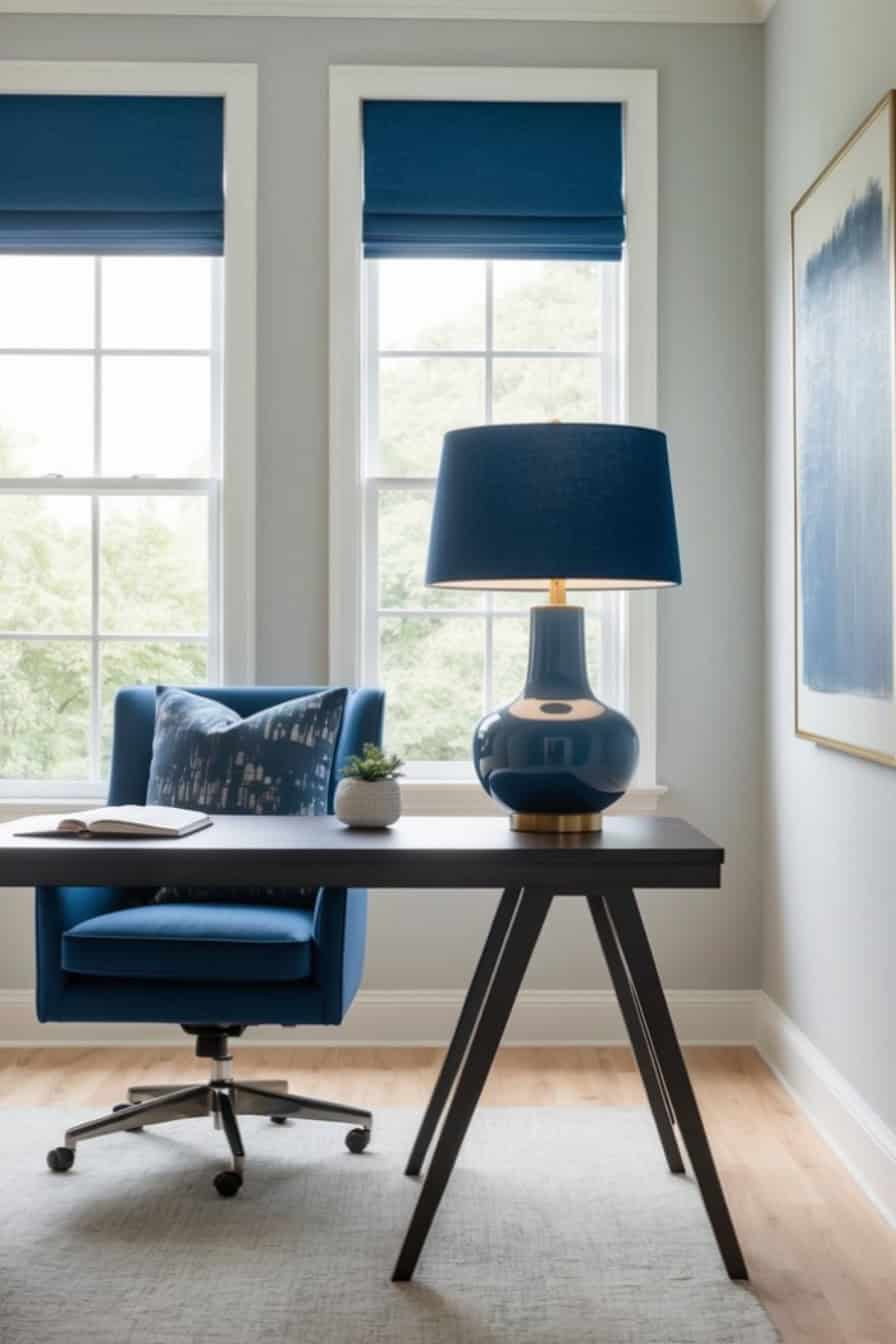30 Blue Home Office Ideas for a Calming Workspace: Soothing Shades to ...