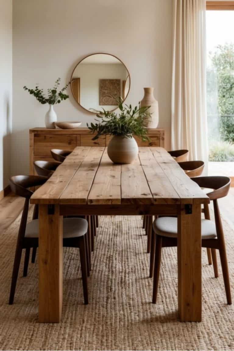 16 Rustic Dining Room Ideas for Natural Elegance: Bring the Outdoors In