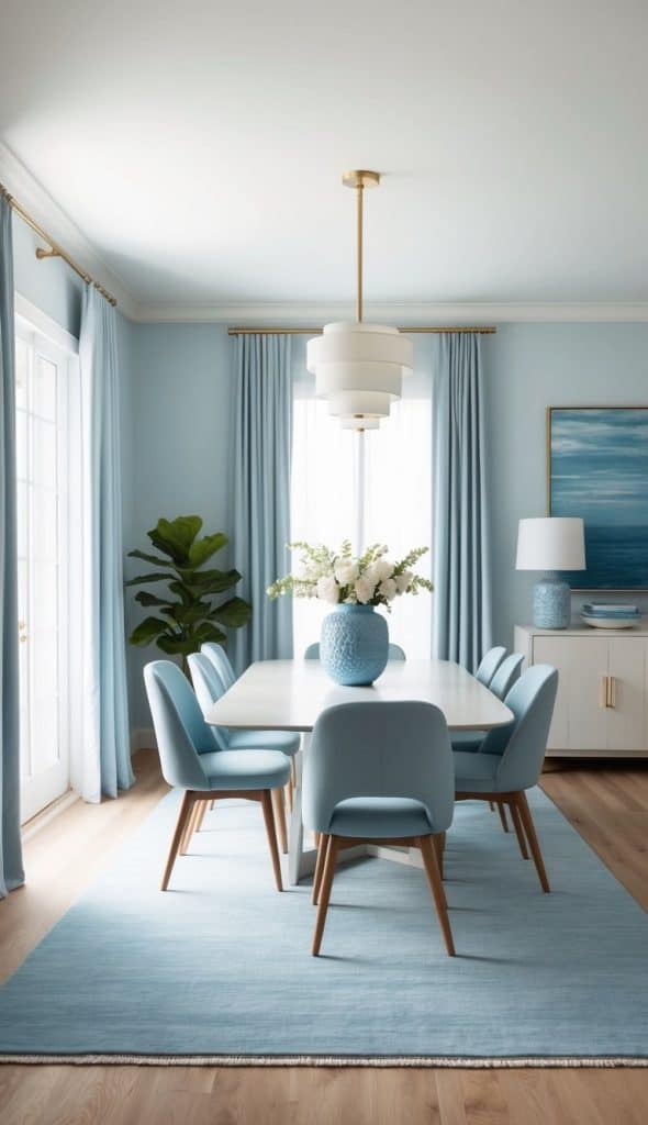 32 Blue Dining Room Ideas for a Serene and Stylish Space - We Heart Cozy