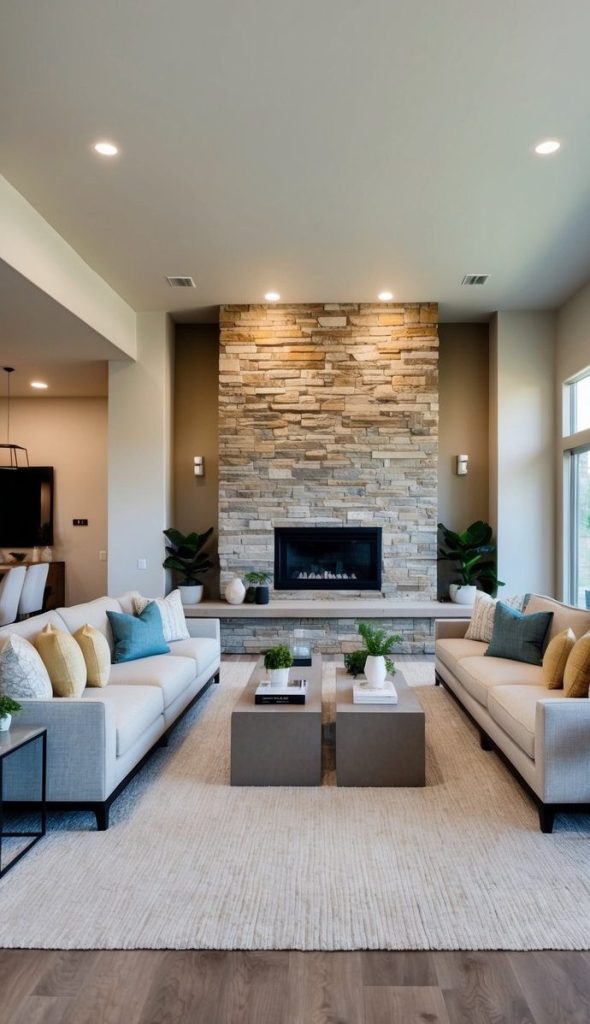 22 Open-Concept Living Room Ideas That offer a Seamless Flow - We Heart ...