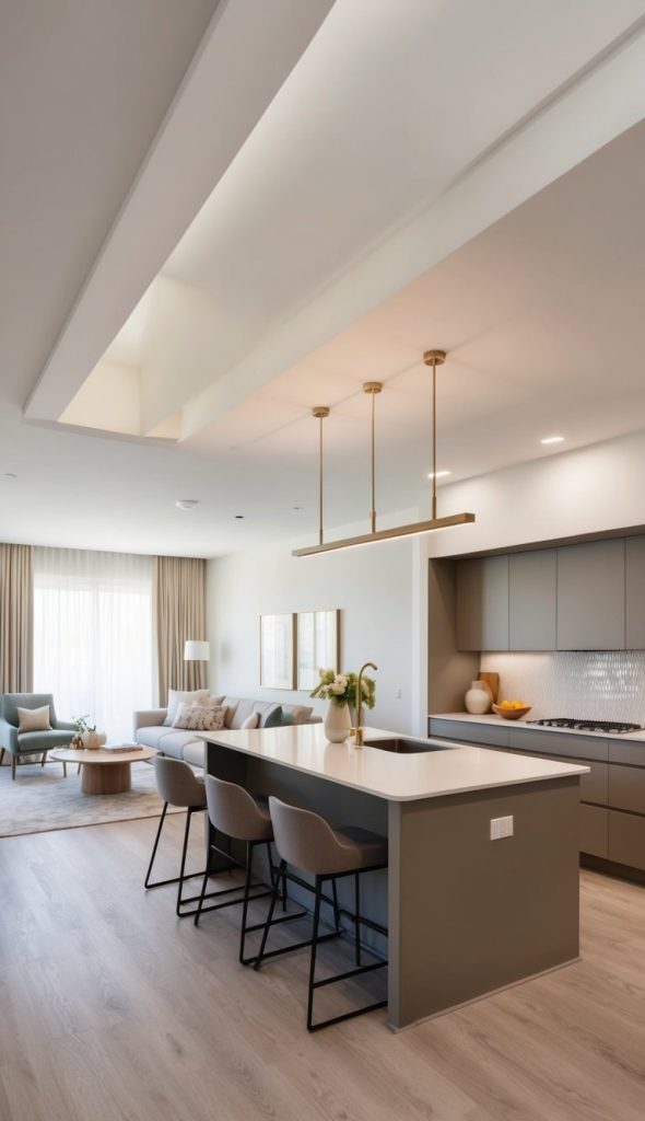 22 Open-Concept Living Room Ideas That offer a Seamless Flow - We Heart ...