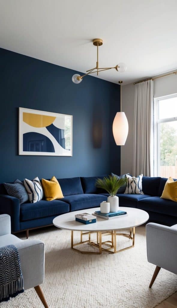 32 Accent Wall Living Room Ideas for a Bold Statement - We Heart Cozy