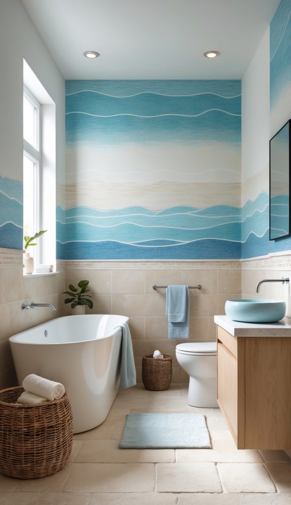 18 Coastal Bathroom Ideas for a Breezy, Relaxed Vibe