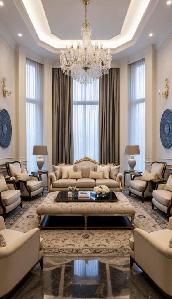 20 Luxury Living Room Ideas for a Lavish Aesthetic - We Heart Cozy