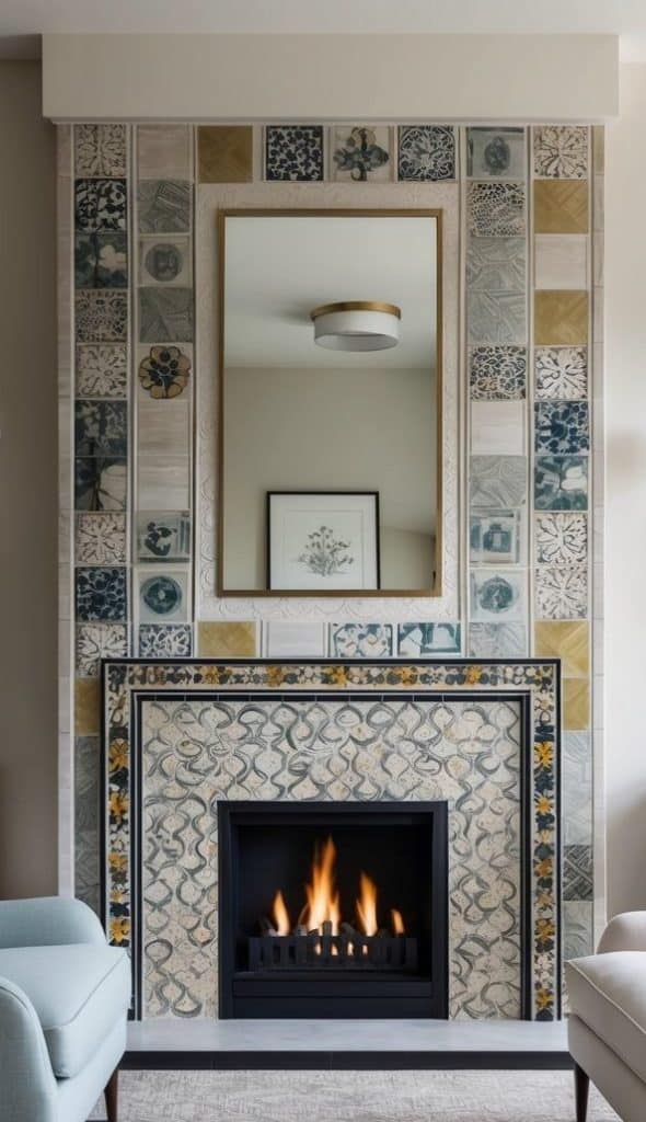 34 Fireplace Tile Surround Ideas for a Hearth with Style - We Heart Cozy