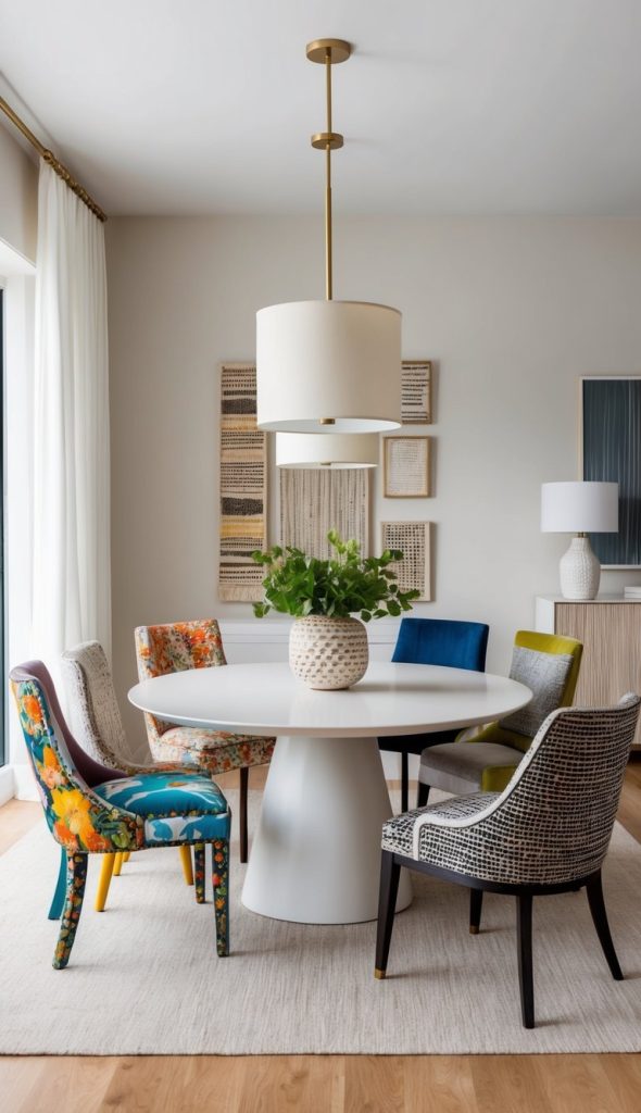 32 Eclectic Dining Room Ideas With Bold, Unique Flair - We Heart Cozy