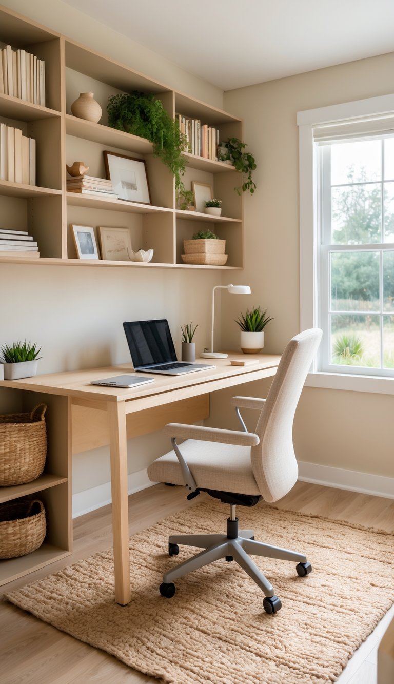 23 Earthy Home Office Ideas for a Cozy and Inspiring Workspace - We ...