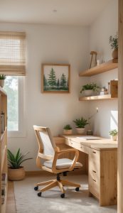 23 Earthy Home Office Ideas for a Cozy and Inspiring Workspace - We ...