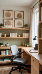 23 Earthy Home Office Ideas for a Cozy and Inspiring Workspace - We ...
